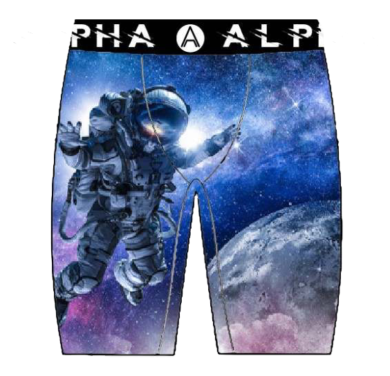 Boxer Briefs | Alpha | Space Bound Mens Boxer Briefs
